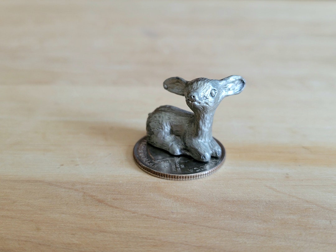 Miniature Pewter FAWN Vintage Best Collection of Animal Miniatures ...