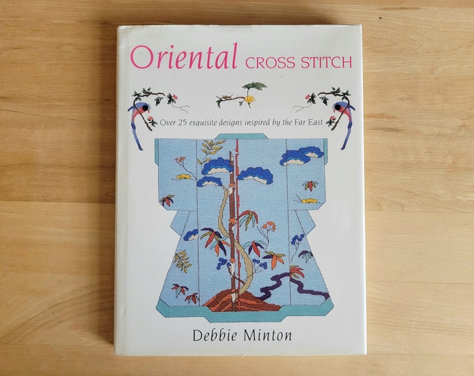 Vintage ORIENTAL Cross Stitch Pattern Book - 128 Pg - C. 1999 - Over 25 ...