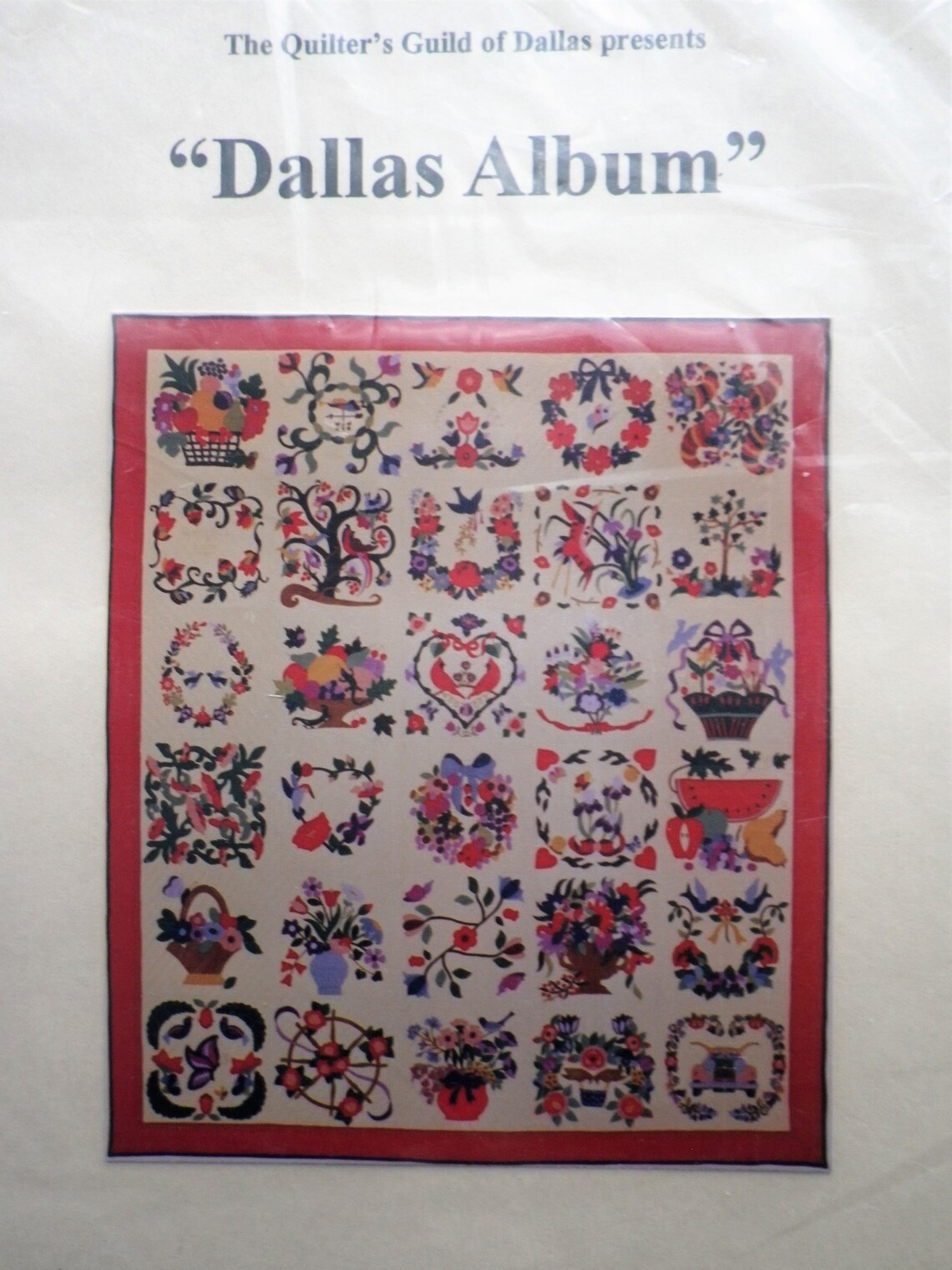 DALLAS ALBUM Quilt Pattern Heart & Home C. 1989 30 Advanced - Etsy