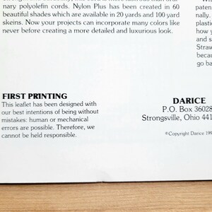 1 Christmas Plastic Canvas Pattern Leaflet - by ASN & Darice -CHOOSE ...