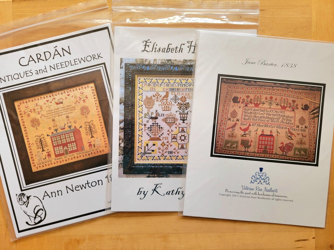 Cross Stitch Sampler Pattern -CHOOSE ONE- Ann Newton 1838 -or ...