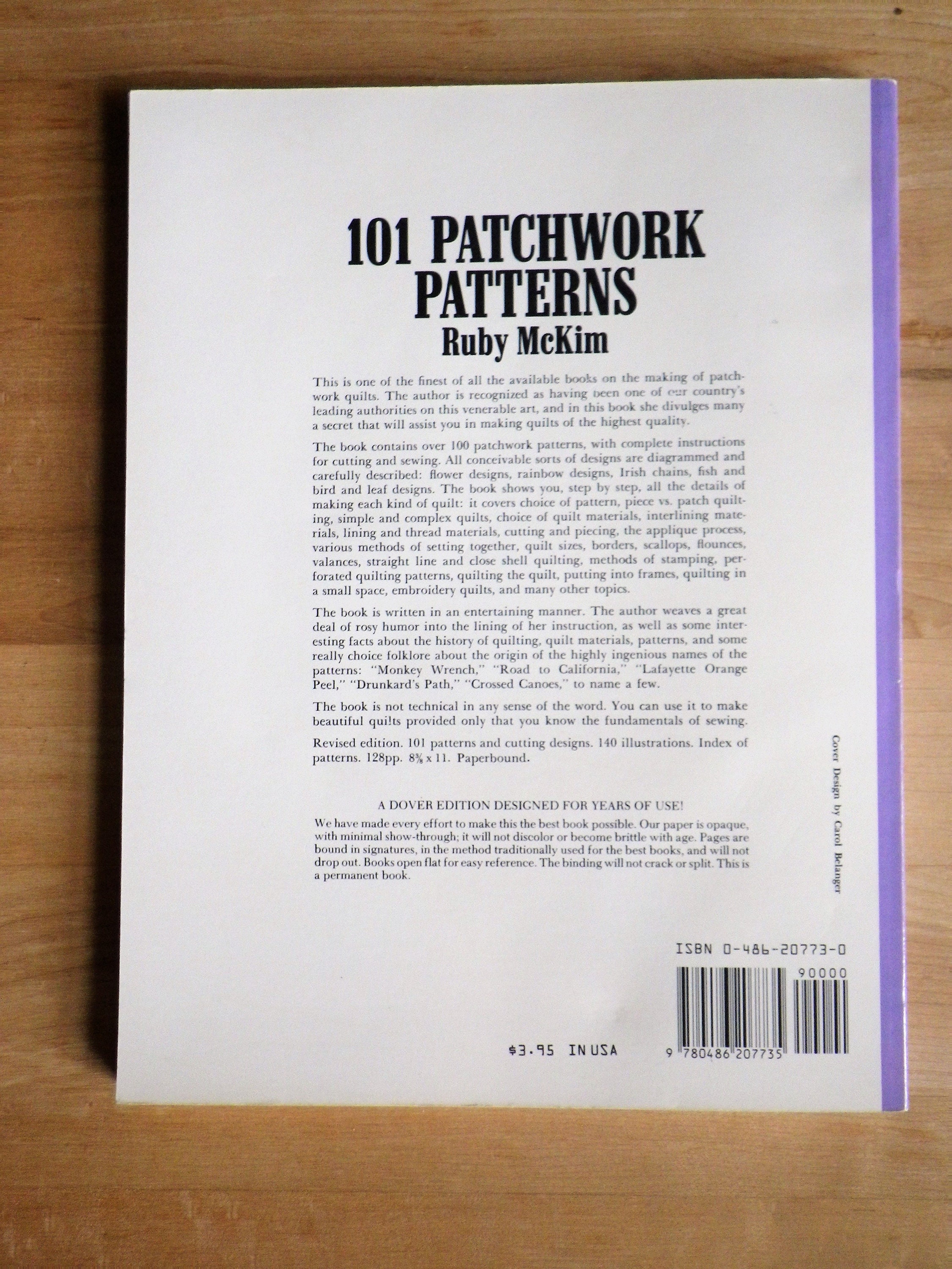 101 Patchwork Patterns Quilt Pattern Book Vintage C. 1962 Ruby | Etsy