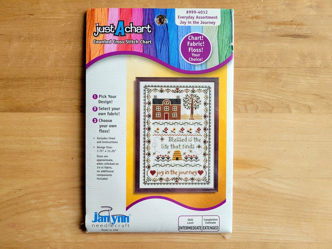 Joy in the Journey - Janlynn Counted Cross Stitch Pattern - Just A ...