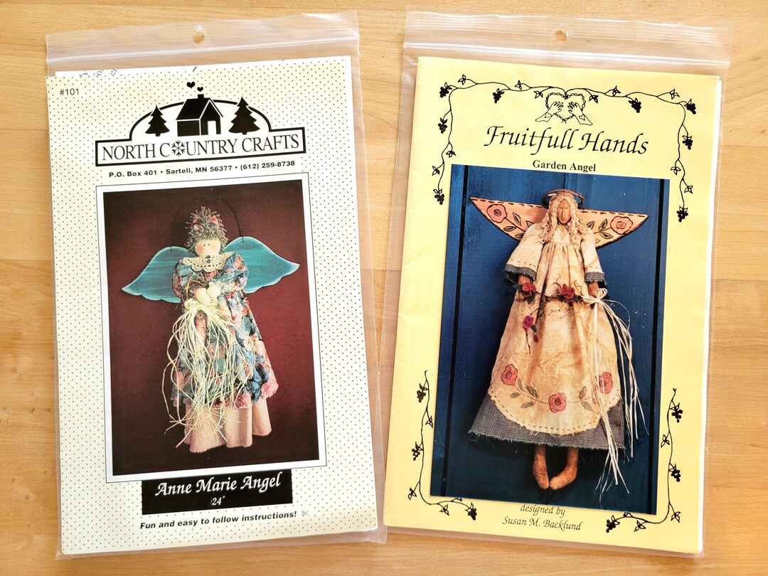 Angel Doll Craft Pattern - Anne Marie or Garden Angel - Etsy