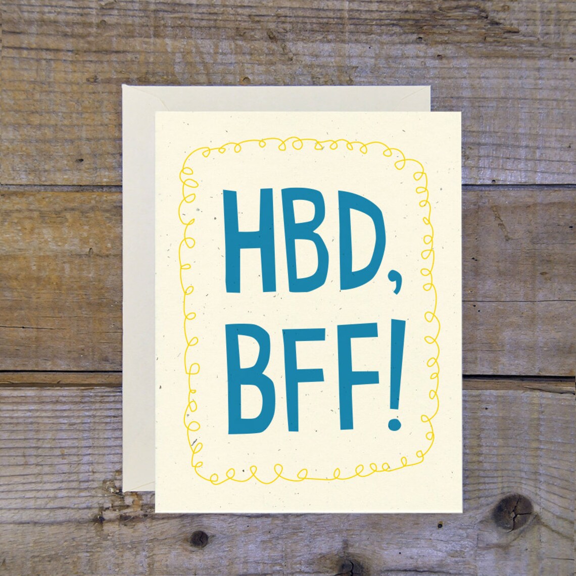 C-0402 HBD, BFF! Card - Etsy