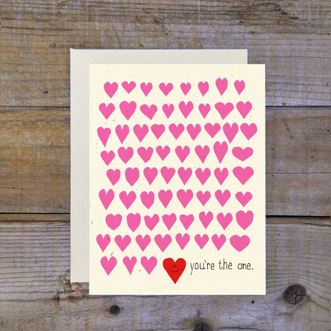 C-0905 You're the One Card - Etsy