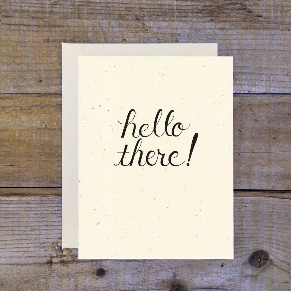C-1109 Hello There! Card - Etsy