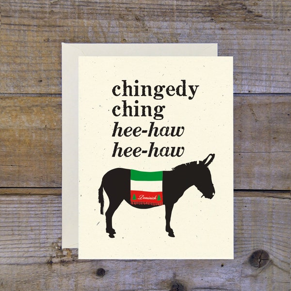 Donkey Card - Etsy