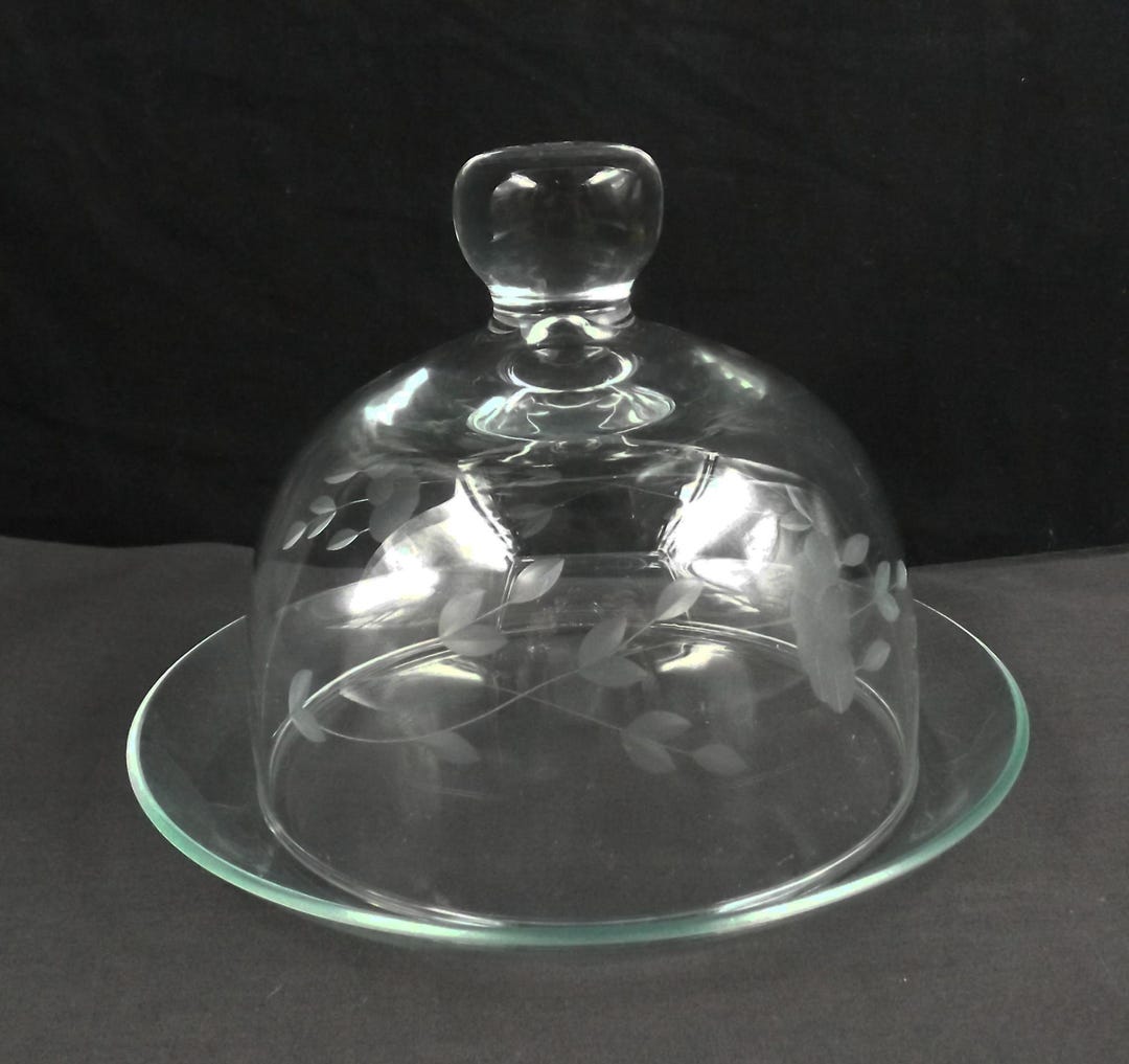 1974 PRINCESS HOUSE Heritage Pattern Cheese or Butter Dish With Cloche ...