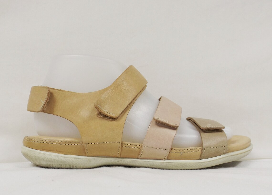 ECCO Tri-color Sandals EU Size 38 - Etsy