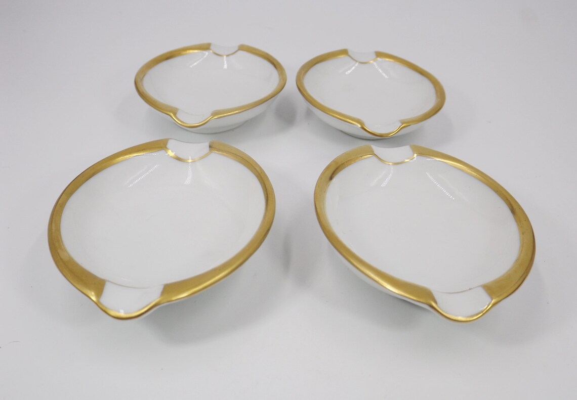 FURSTENBERG CHINA Individual Ashtrays Set of Four 4 - Etsy