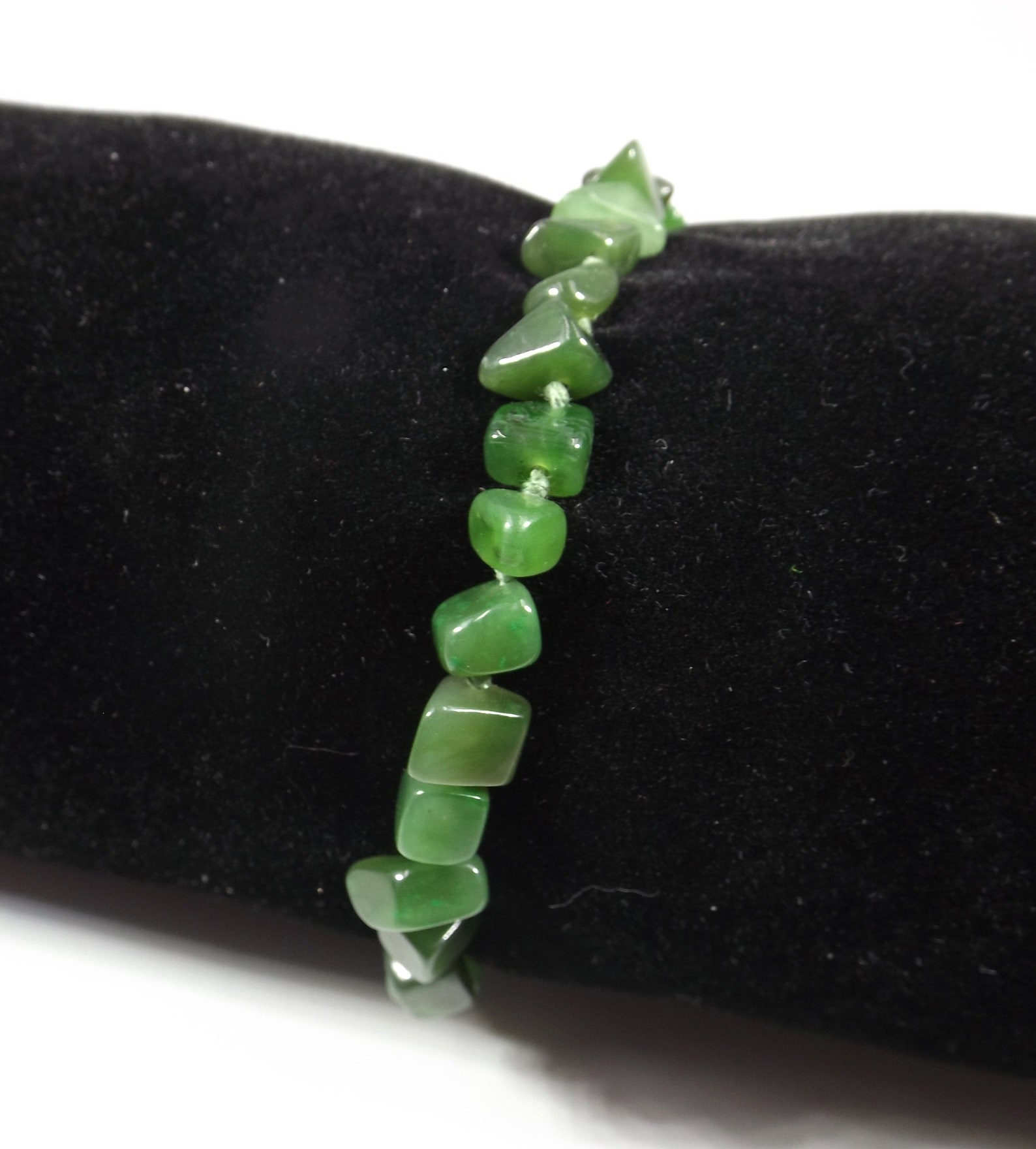 Hand Tied Jade Bracelet - Etsy