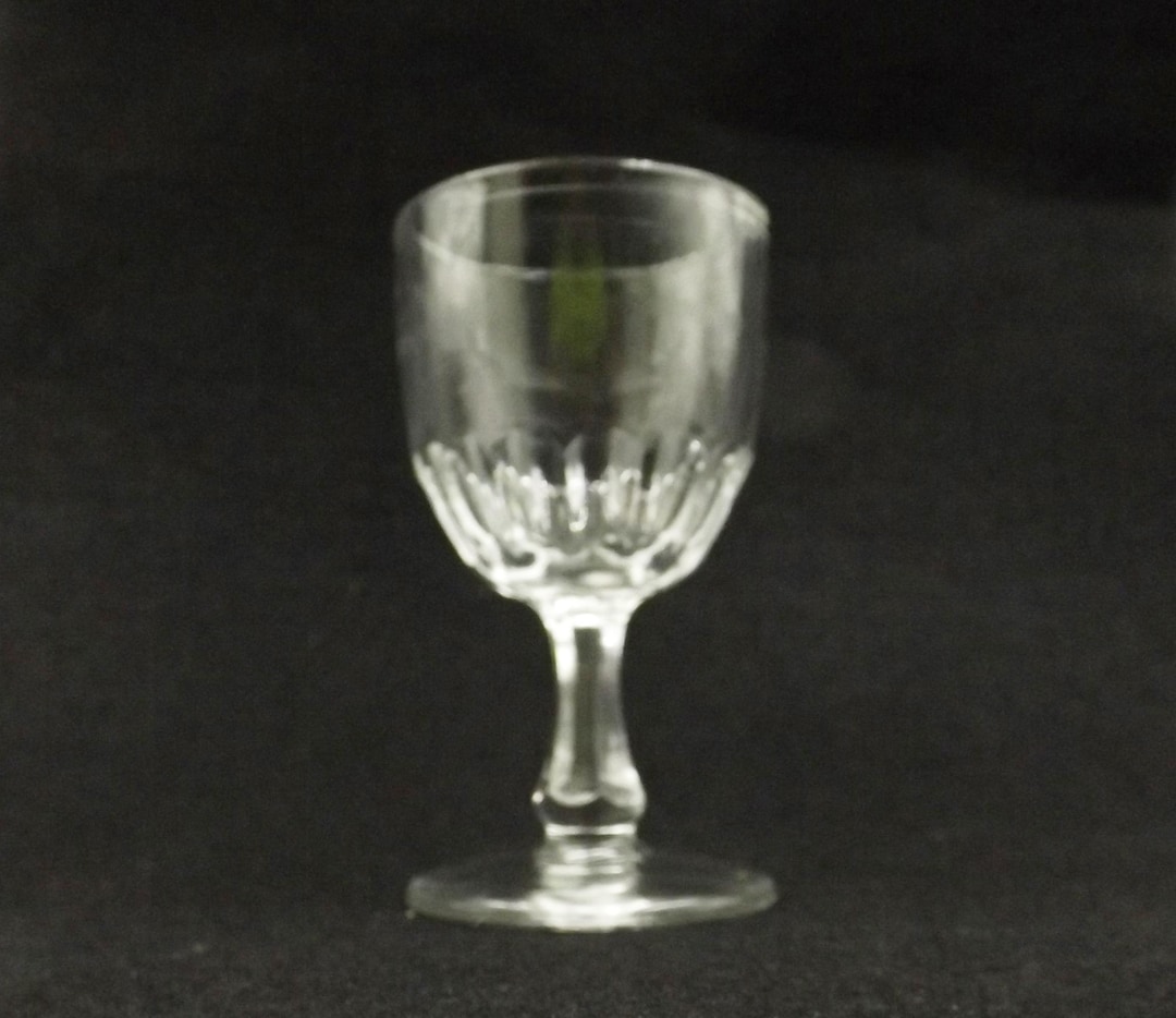 Ca. 1900 EAPG Wine Goblet "thumbprints" - Etsy