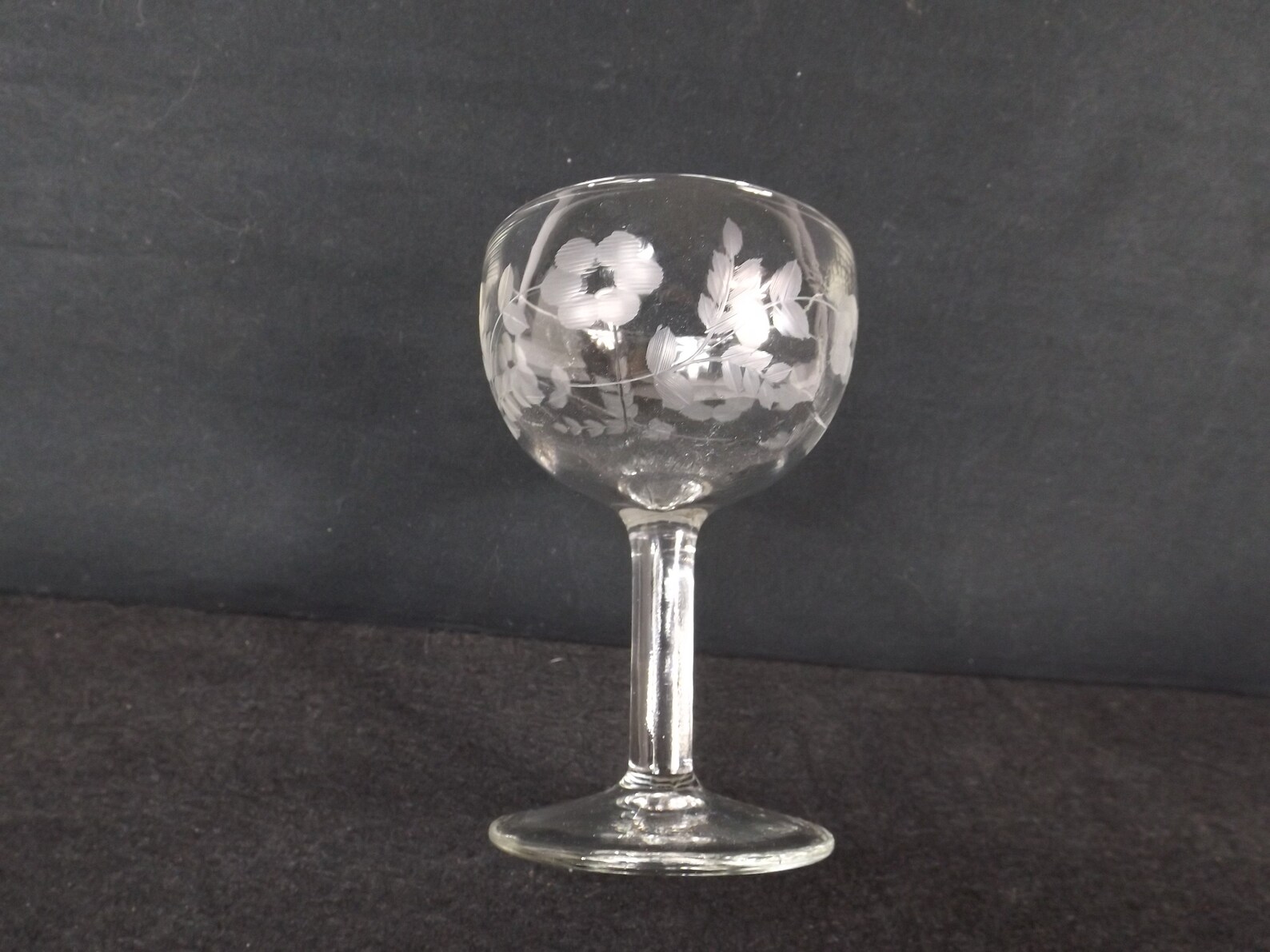 Victorian Era Ca. 1850 EAPG Liquor Cocktail Goblets Wheel Cut | Etsy