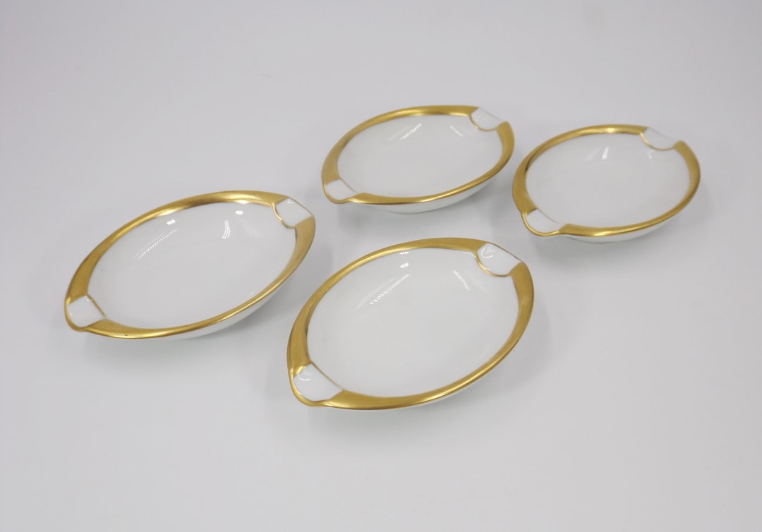 FURSTENBERG CHINA Individual Ashtrays Set of Four (4) - Etsy
