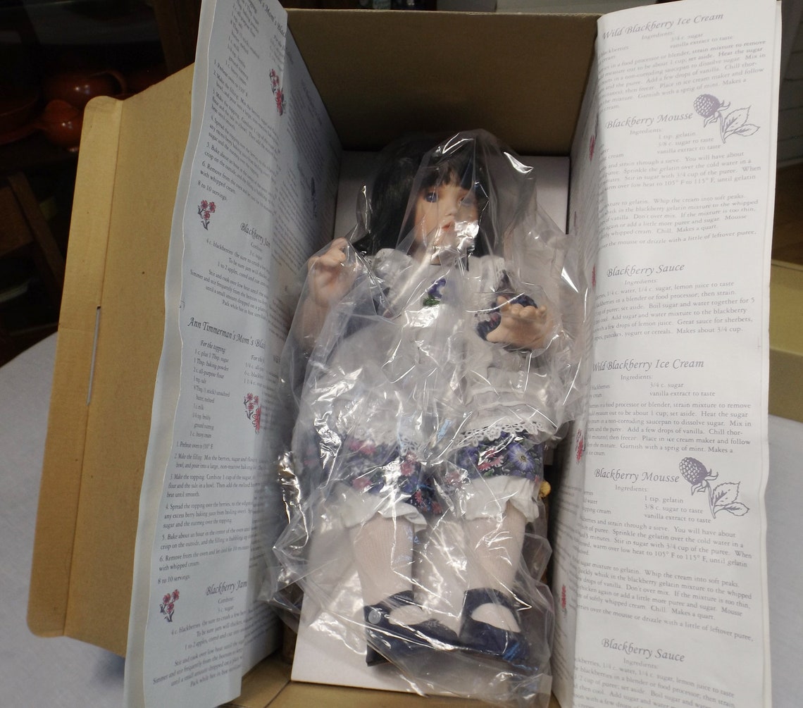 NIB 1995 Georgetown Collection Doll Blackberry Blossom - Etsy