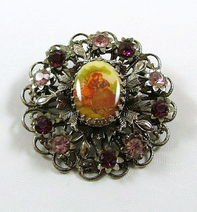 Portrait Transfer Brooch - Etsy