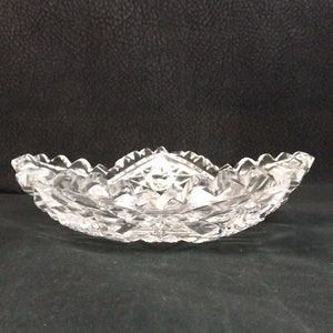 American Brilliant Period Star Shaped Bon Bon - Etsy