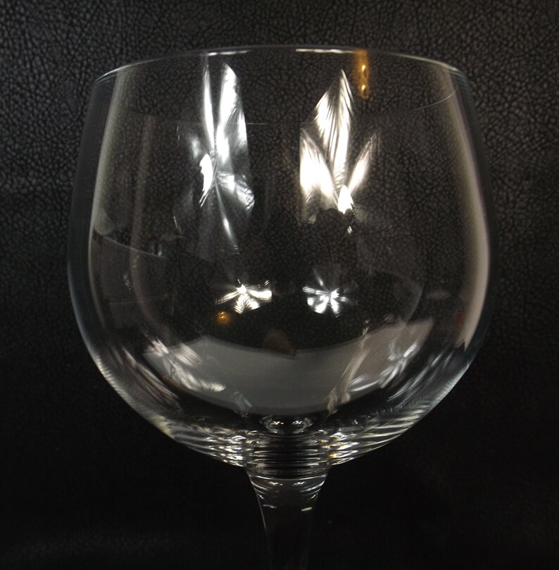 Hand Blown Glass Wine Balloons Set of Two 2 - Etsy