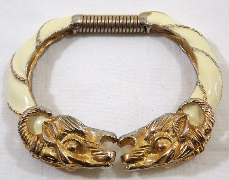 DONALD STANNARD Ram's Head Clamper Bracelet - Etsy