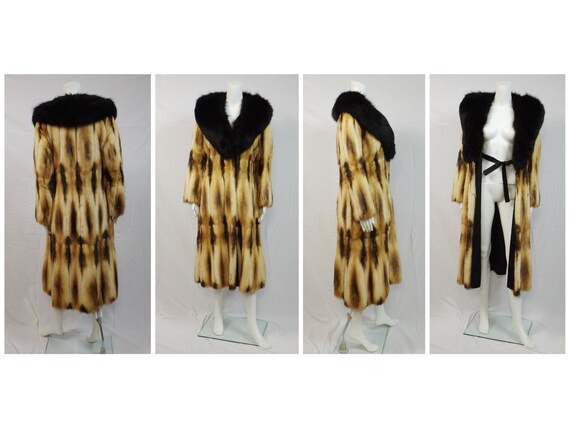 GOLDEN FITCH Fur Coat Fox Collar | Etsy