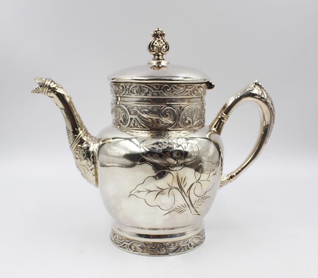 ACME of Boston Victorian Era Quadruple Plate Teapot - Etsy