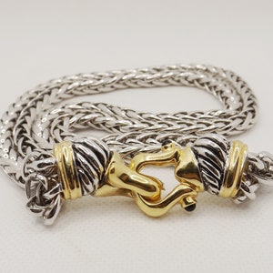 Two Strand Wheat Chain Necklace - Etsy