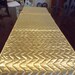 13x69" Quilted Gold Lame Reversible Table Runner - Etsy