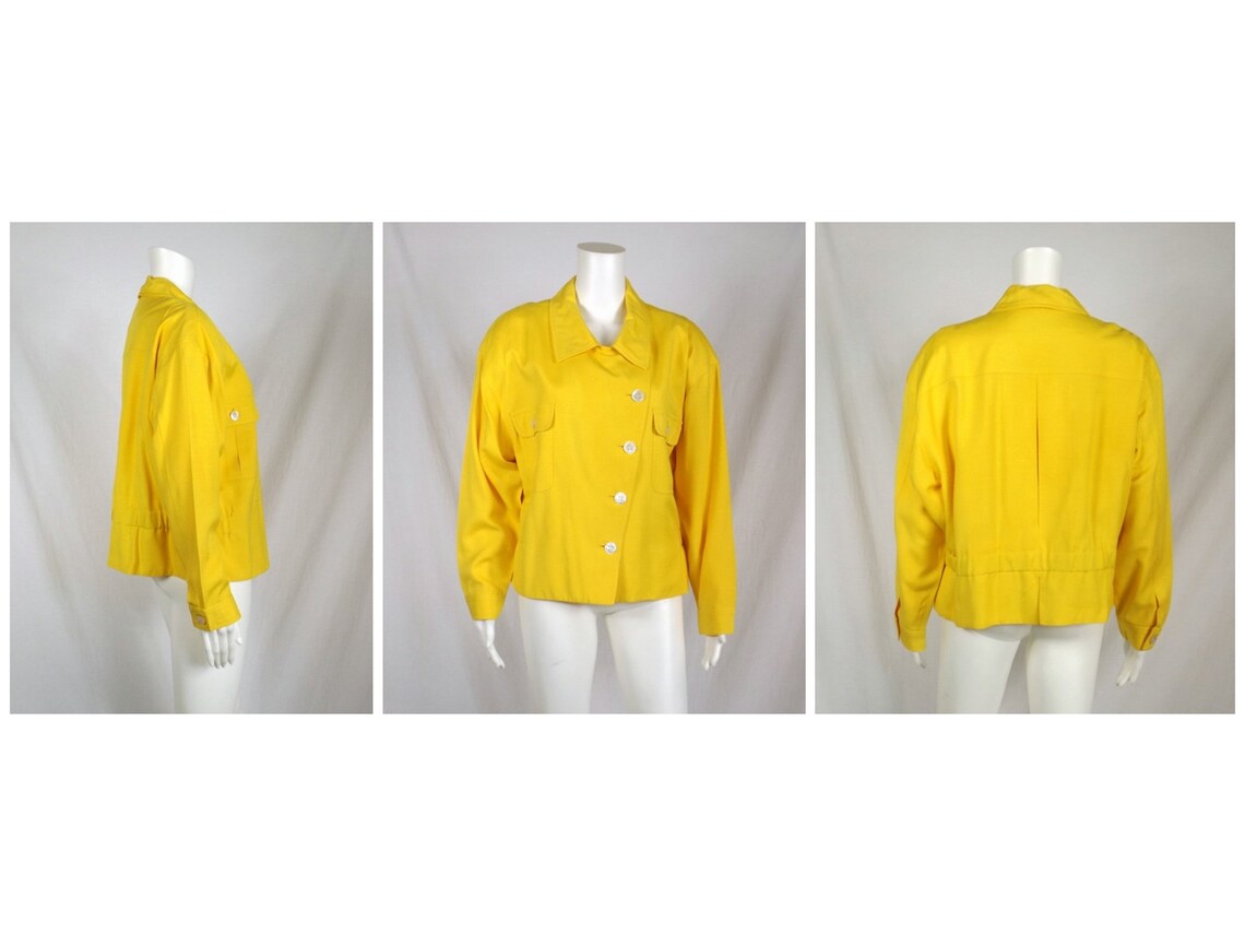 JH COLLECTIBLES Lemon Yellow Jacket US Size 10 | Etsy