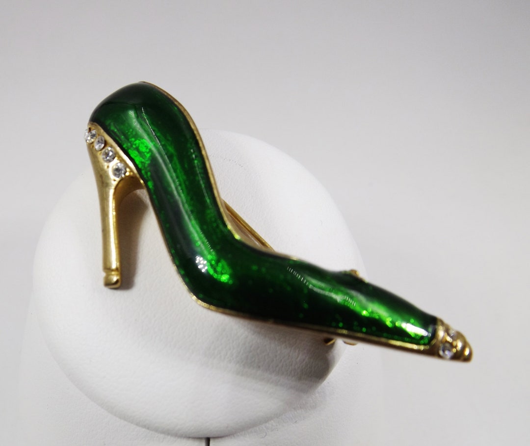 High Heel Shoe Brooch - Etsy