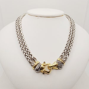Two Strand Wheat Chain Necklace - Etsy