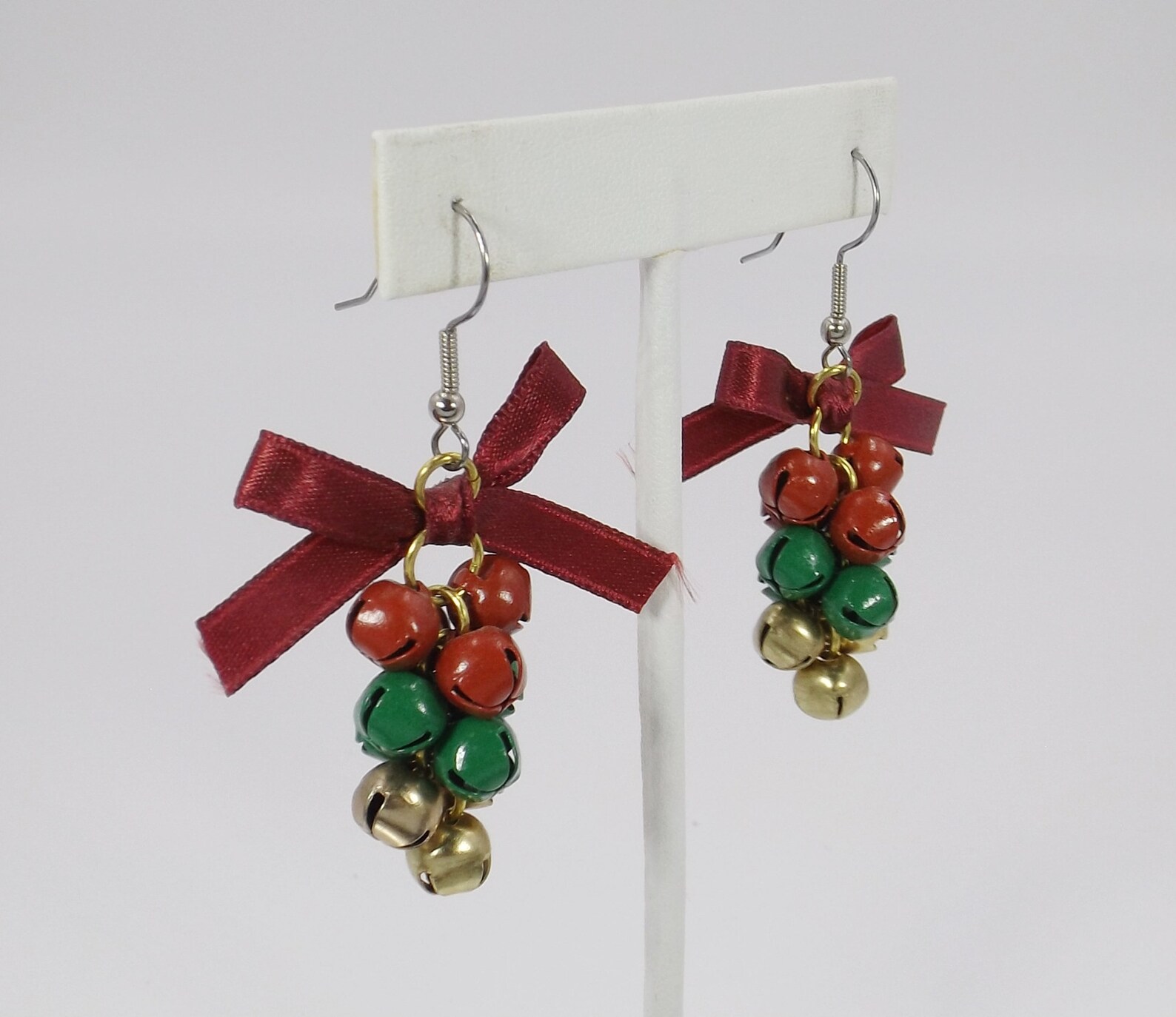 Christmas Jingle Bell Dangle Earrings | Etsy