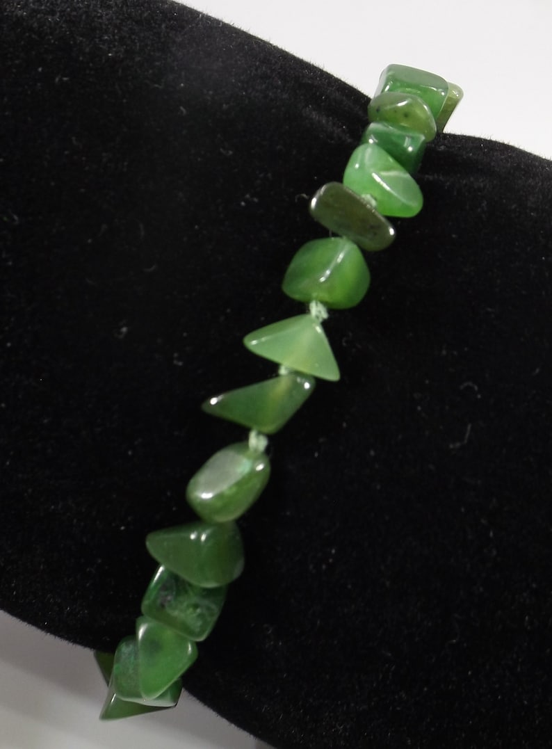 Hand Tied Jade Bracelet - Etsy