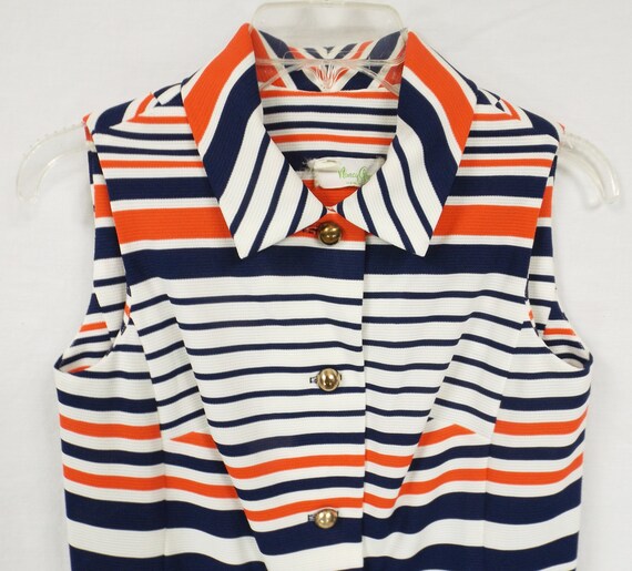 1960's NANCY GREER Sleeveless Dress US Size 12 - Gem