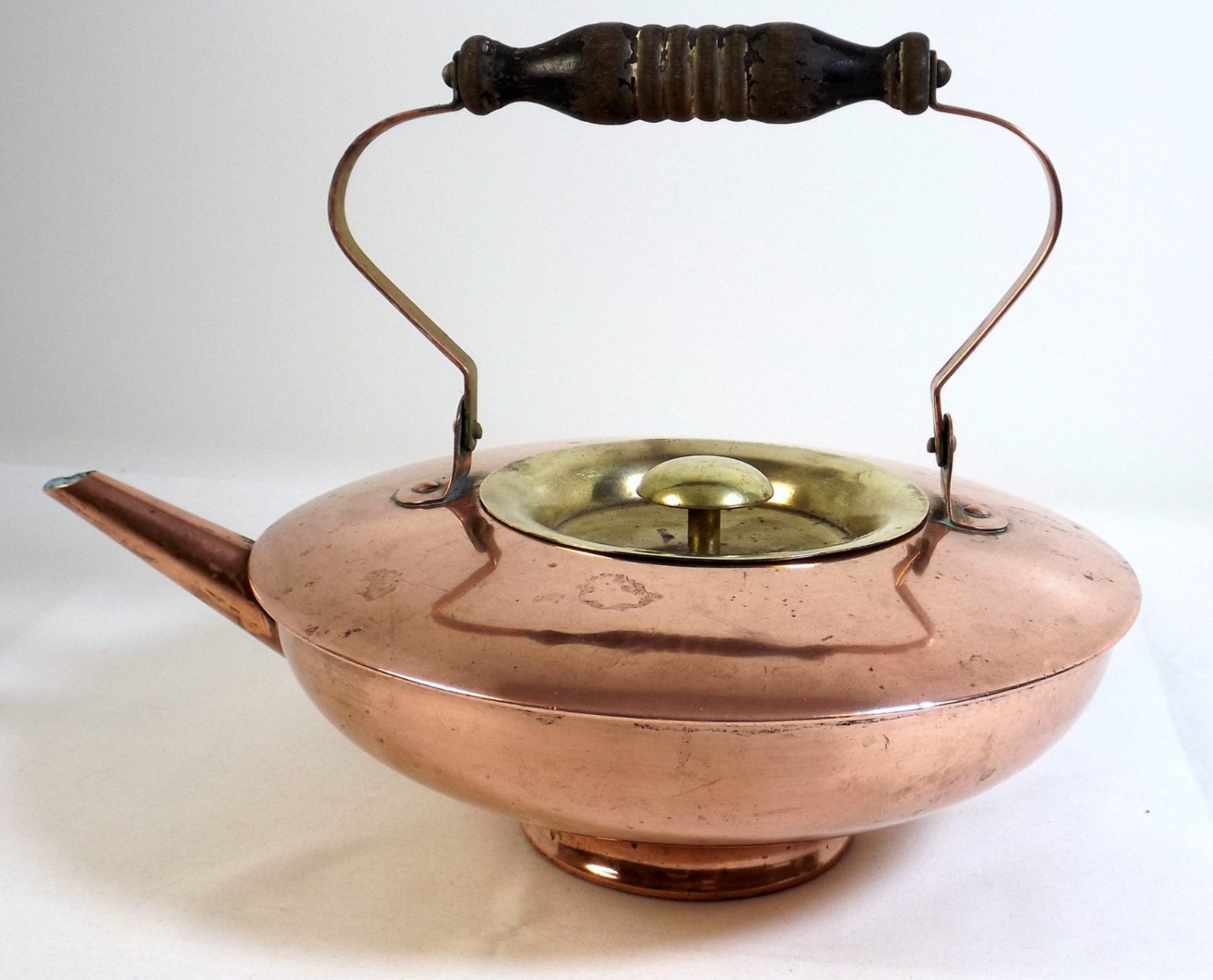 Victorian Copper Tea Kettle - Etsy