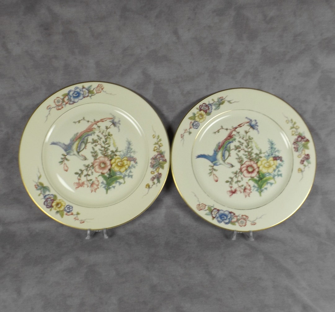 Ca. 1955 ROSENTHAL Phoenix Dinner Plates - Set of 2 - Etsy
