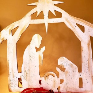 Manger Tree Topper, Jesus is the Reason, Christmas Tree Topper ...