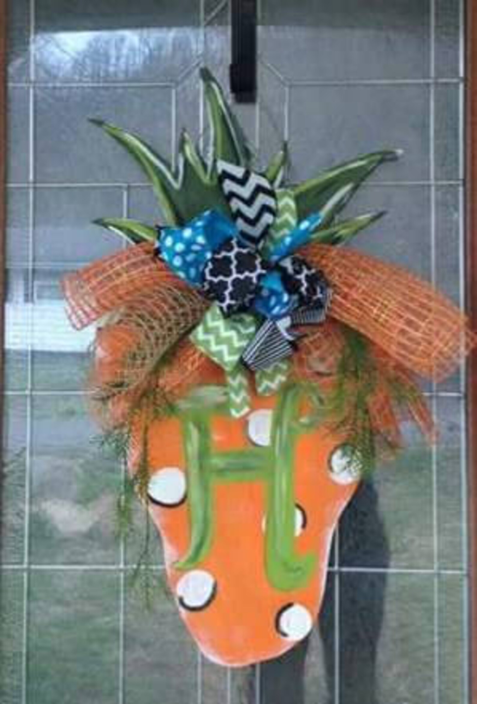 Carrot Wreath, Spring Wreath, Easter Wreath, Wreaths, Front Door Decor ...