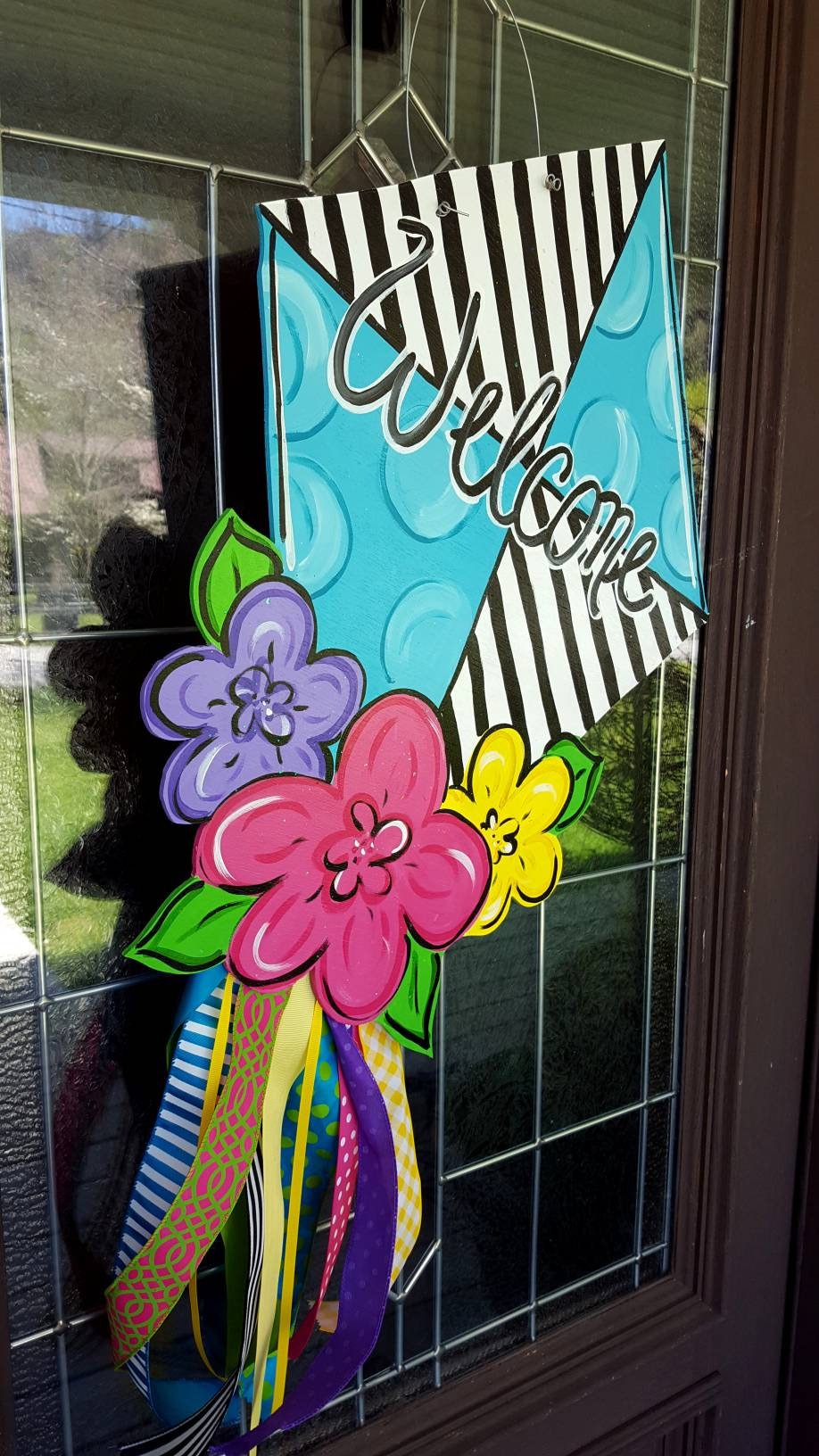 Kite Kite Wreath Kite Door Hanger Spring Wreath Wood - Etsy