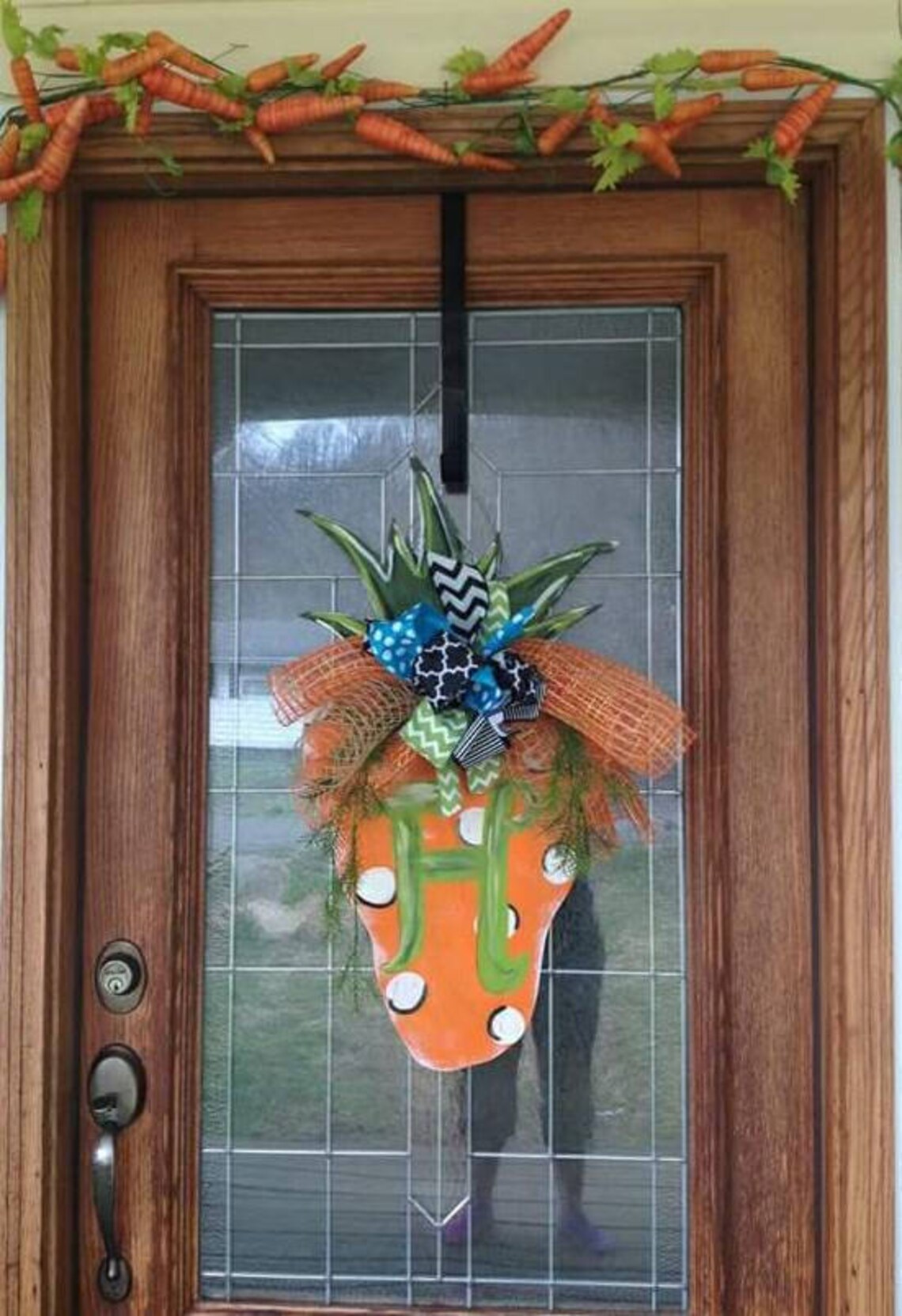 Carrot Wreath, Spring Wreath, Easter Wreath, Wreaths, Front Door Decor ...