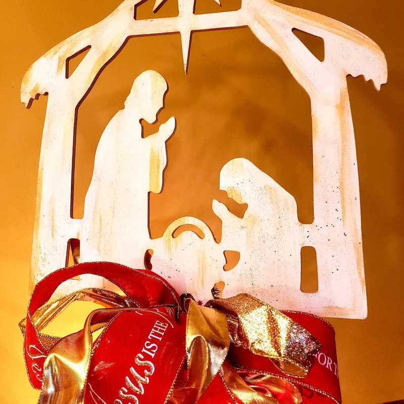 Nativity Tree Topper - Etsy