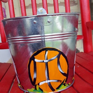 Easter Basket, Easter Pail, Easter Bucket Sports Theme Boy Bucket Girl ...