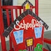 Back to School Door Hanger School House Sign Teacher Sign - Etsy
