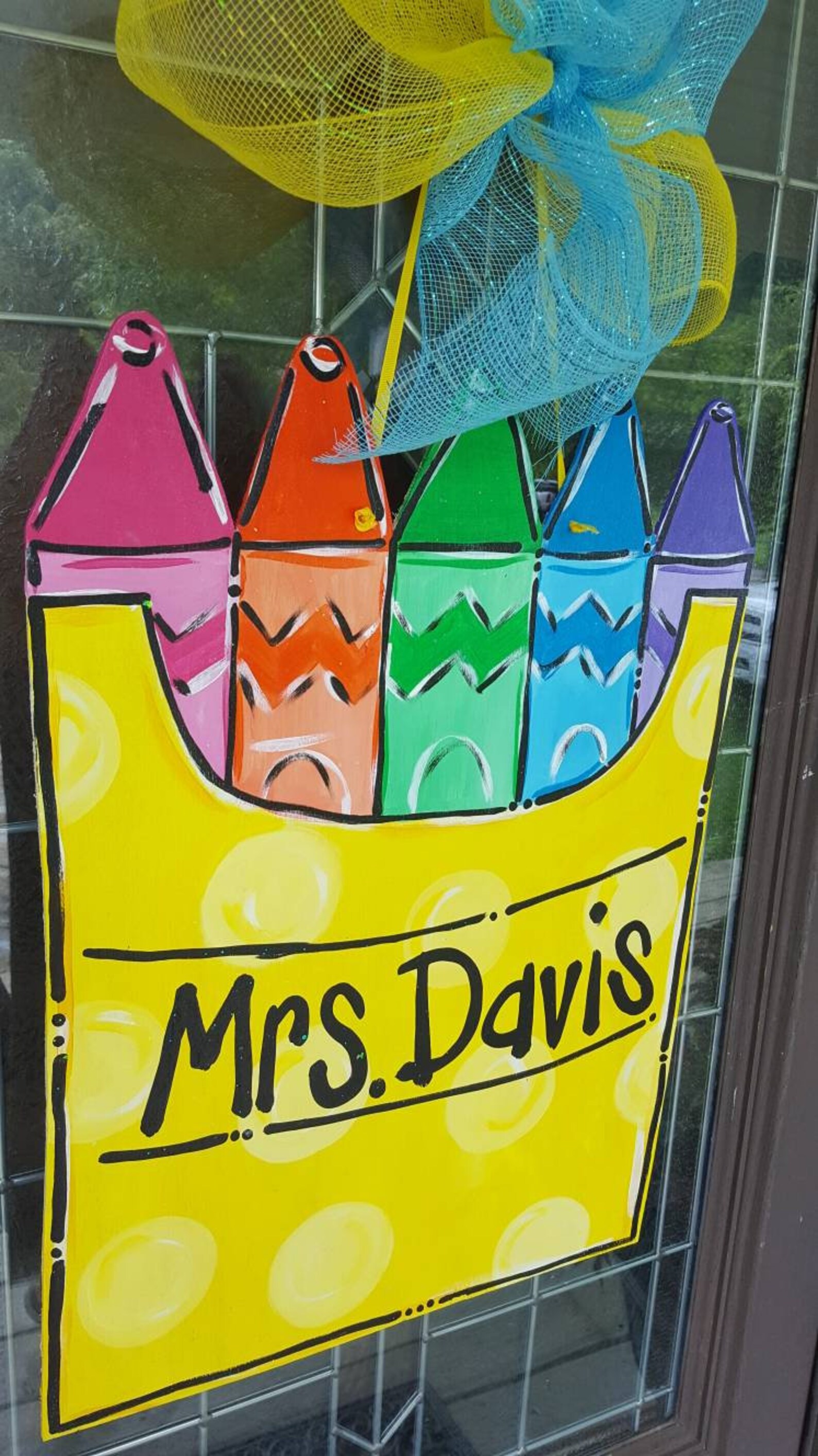 Back to School Teacher Gift Door Hanger Kindergarten - Etsy