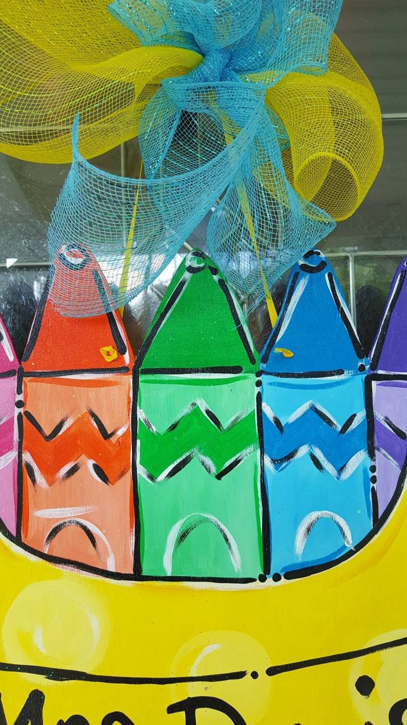 Back to School Teacher Gift Door Hanger Kindergarten - Etsy