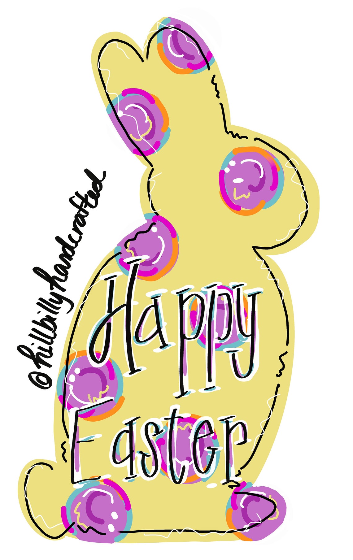 Easter Door Hanger Template - Etsy