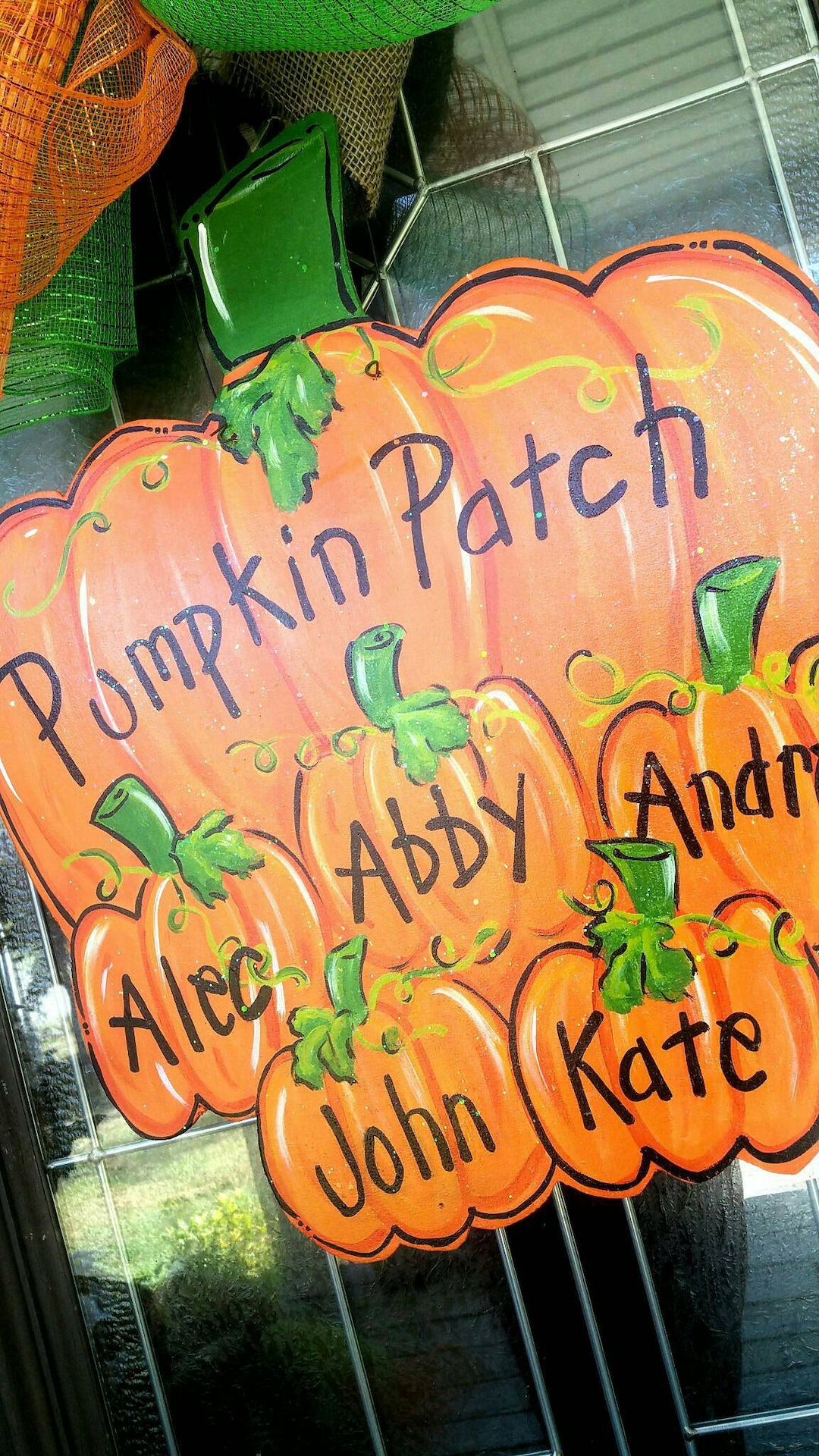 Door Hanger Pumpkin Patch, Thanksgiving Fall Decor - Etsy