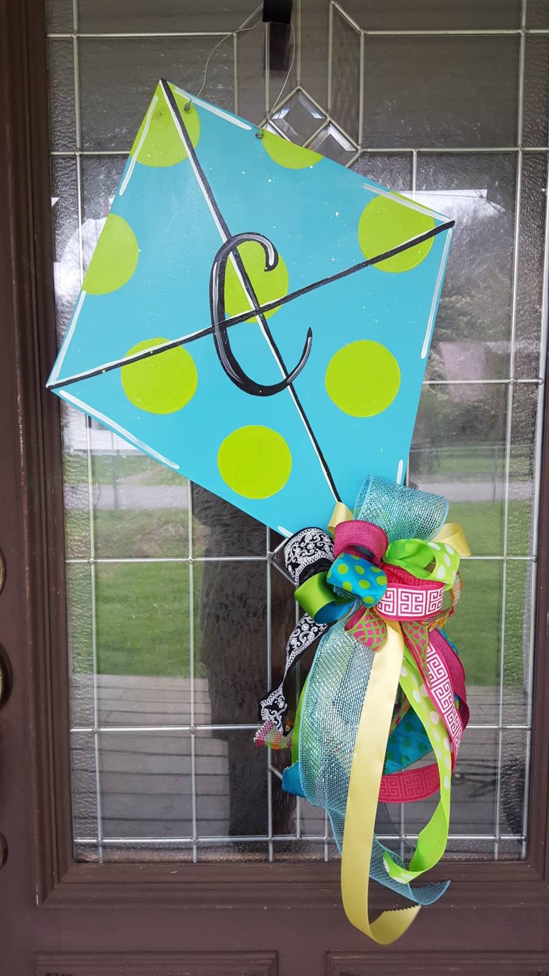 Kite - Spring Wreath - Spring Door Hanger - Etsy