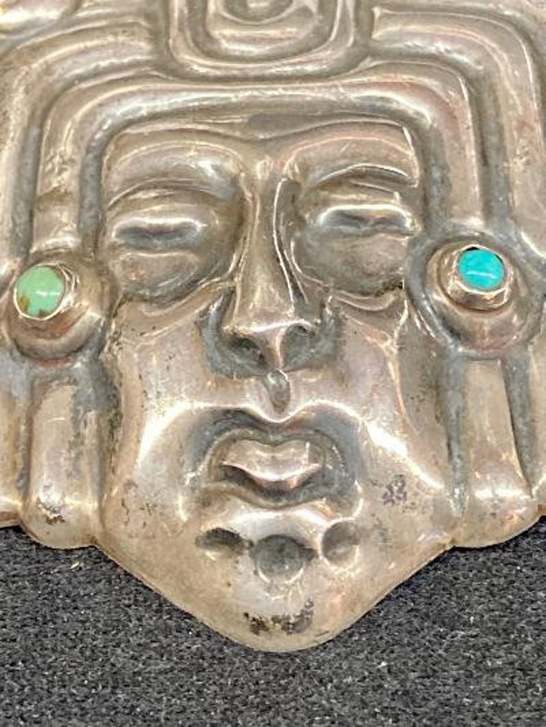 Vintage 1930's Sterling Silver Mexican Pin Signed Juarez - Etsy