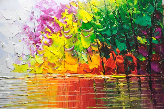 Abstract Forest Paintings